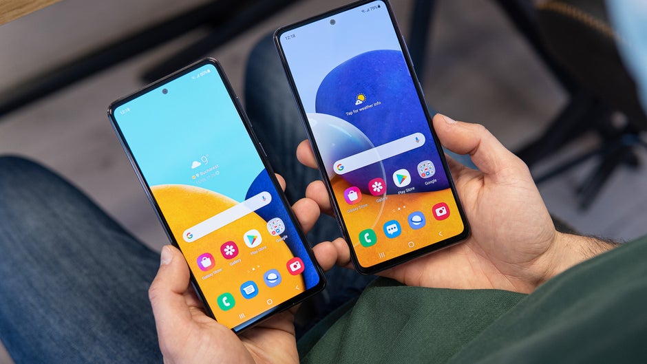 Samsung Galaxy A72 Vs Galaxy A52 5g Phonearena