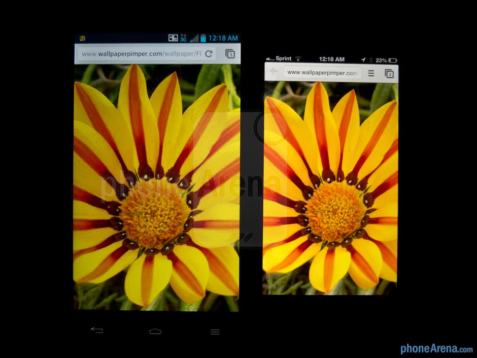 LG Optimus G vs Apple iPhone 5 - PhoneArena