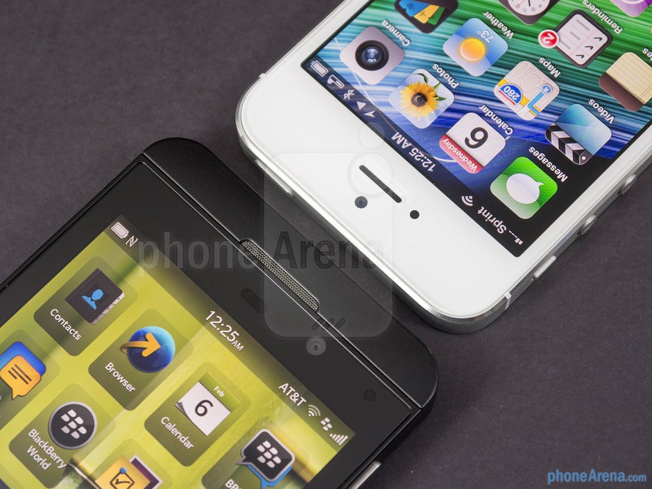 BlackBerry Z10 vs Apple iPhone 5 - PhoneArena