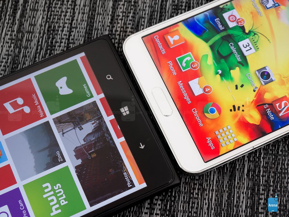 Nokia Lumia 1520 Vs Samsung Galaxy Note 3 Phonearena
