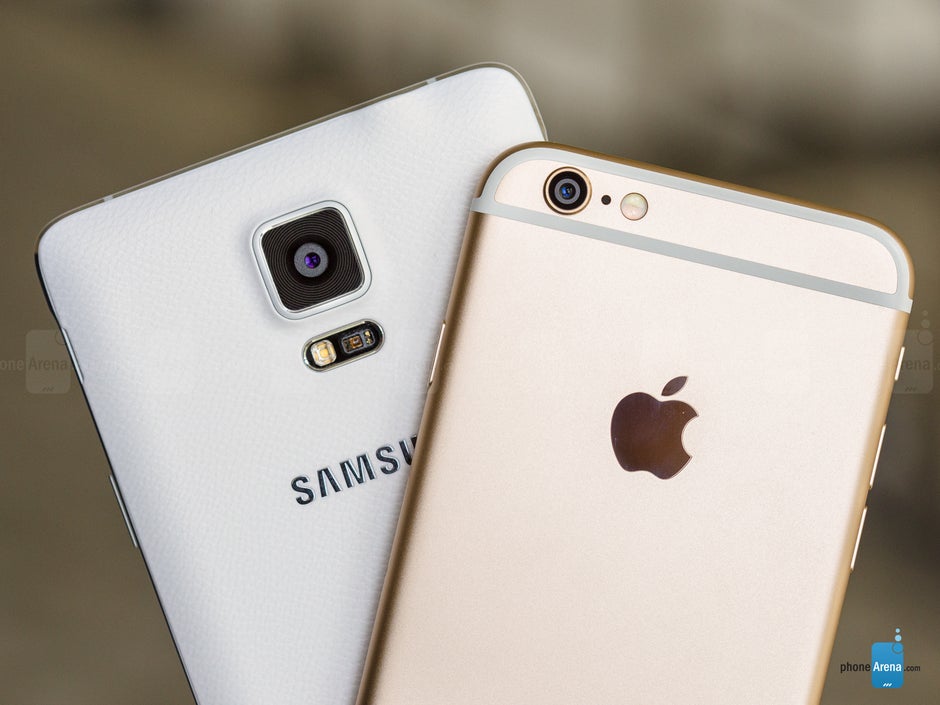 Samsung Galaxy Note 4 vs Apple iPhone 6 - PhoneArena