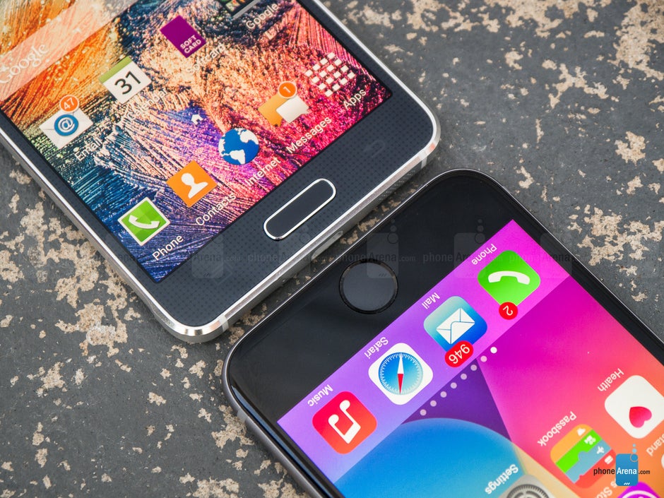 Samsung Galaxy Alpha vs Apple iPhone 6 - PhoneArena