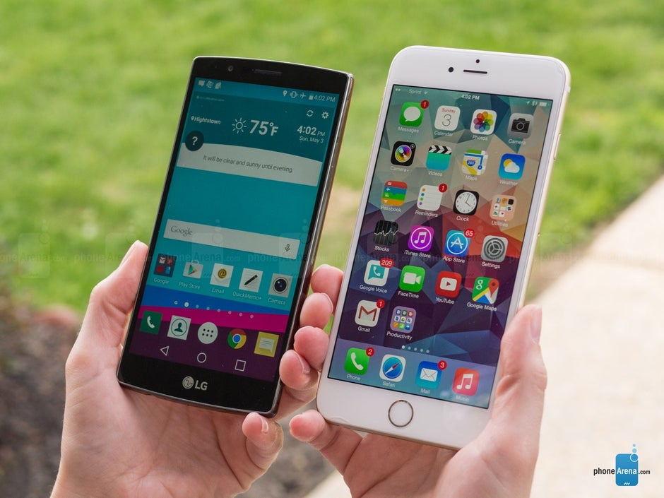 LG G4 vs Apple iPhone 6 Plus - PhoneArena