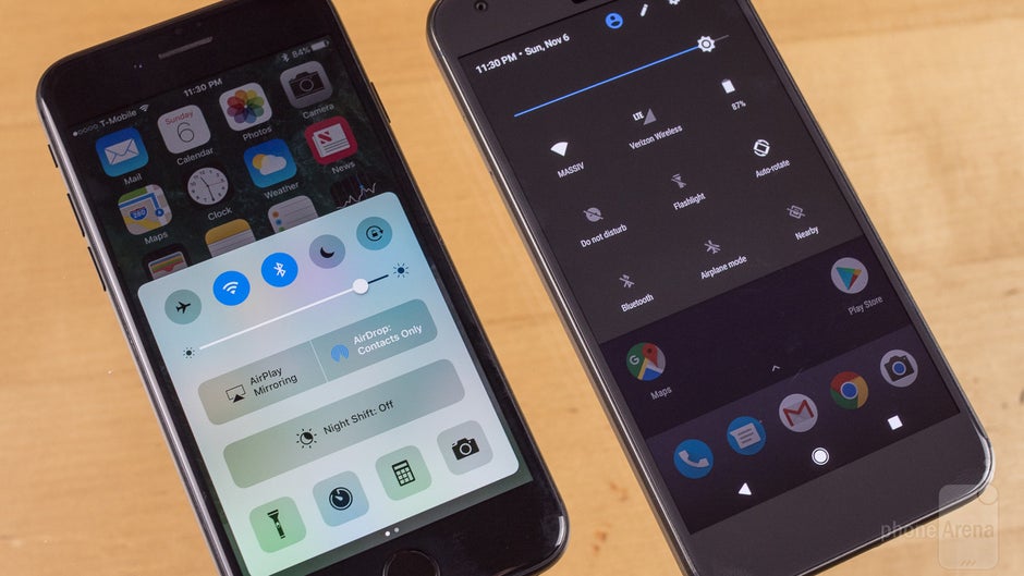 Google Pixel vs Apple iPhone 7 - PhoneArena