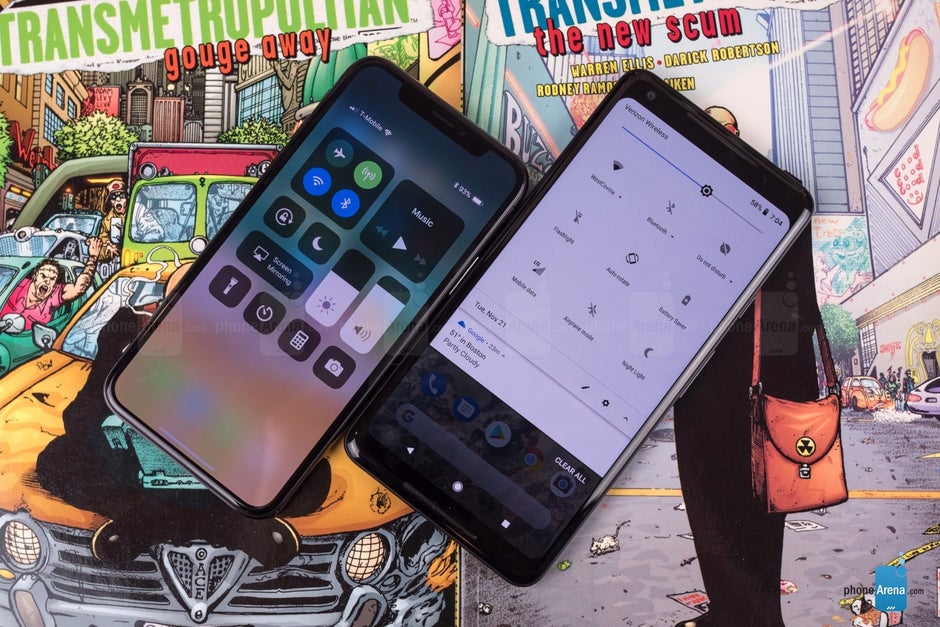 Apple iPhone X vs Google Pixel 2 XL - PhoneArena