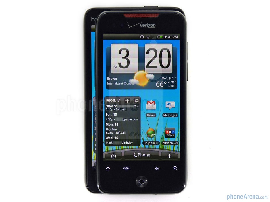 HTC EVO 4G and HTC DROID Incredible: side by side - PhoneArena