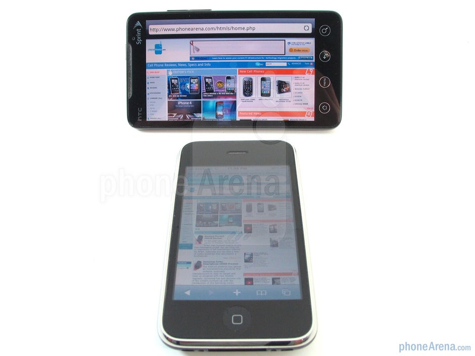 Apple iPhone 3GS and HTC EVO 4G: side by side - PhoneArena