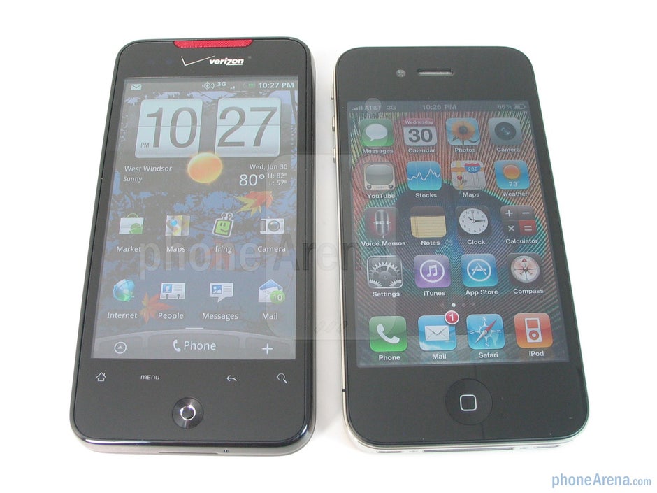 Apple iPhone 4 vs. HTC Droid Incredible - PhoneArena