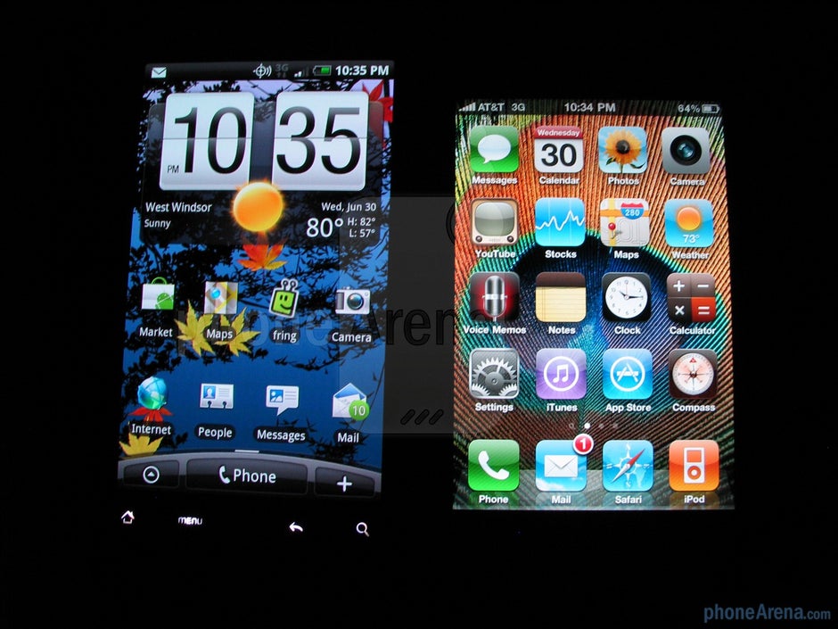 Apple iPhone 4 vs. HTC Droid Incredible - PhoneArena