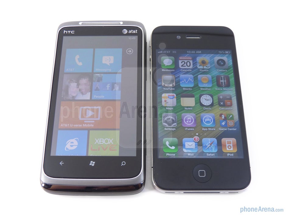 HTC Surround vs Apple iPhone 4 - PhoneArena