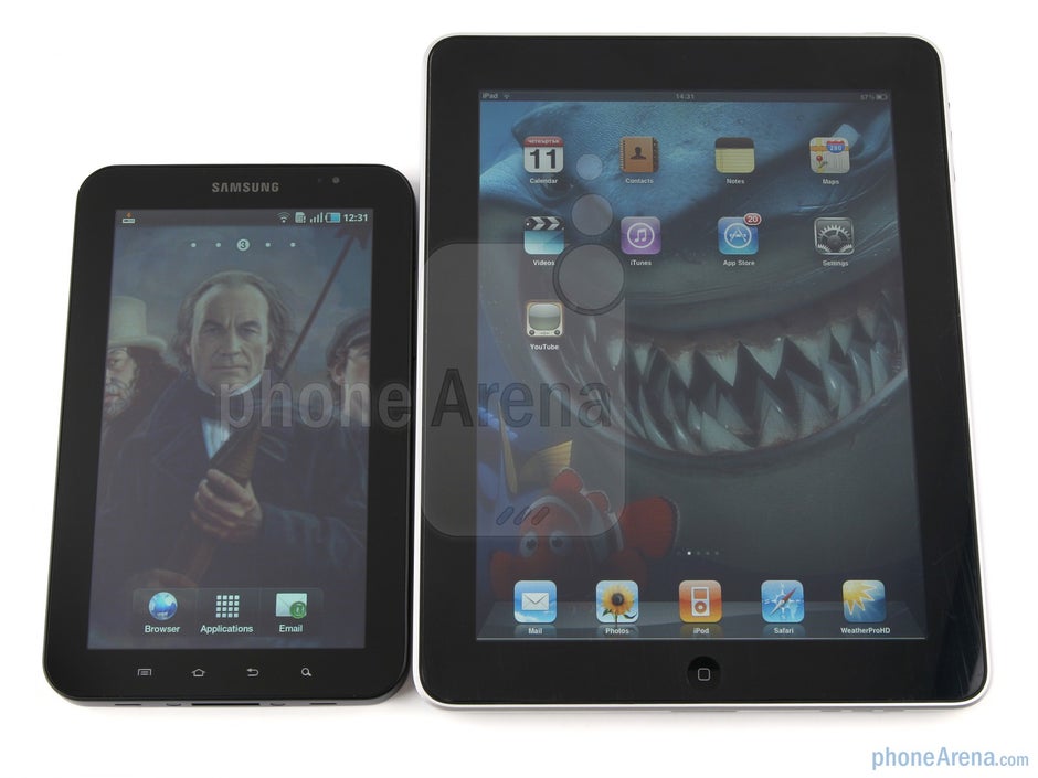 Samsung Galaxy Tab vs Apple iPad - PhoneArena