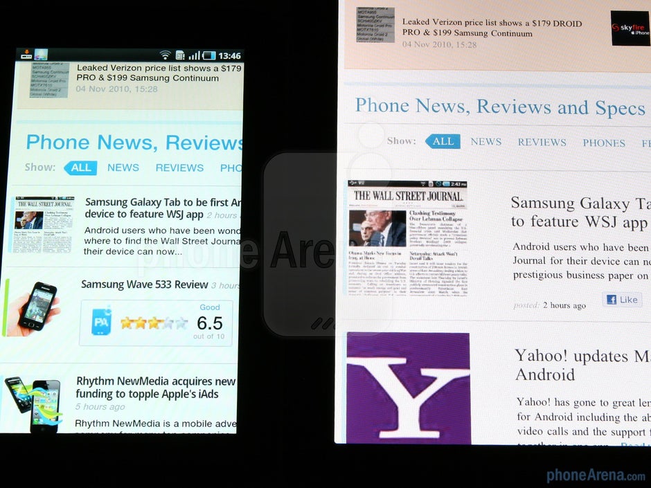 Samsung Galaxy Tab vs Apple iPad - PhoneArena