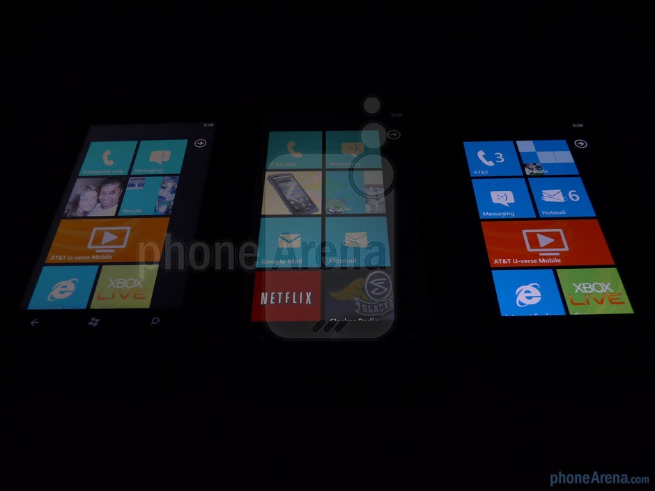 HTC HD7 vs HTC Surround vs Samsung Focus - PhoneArena