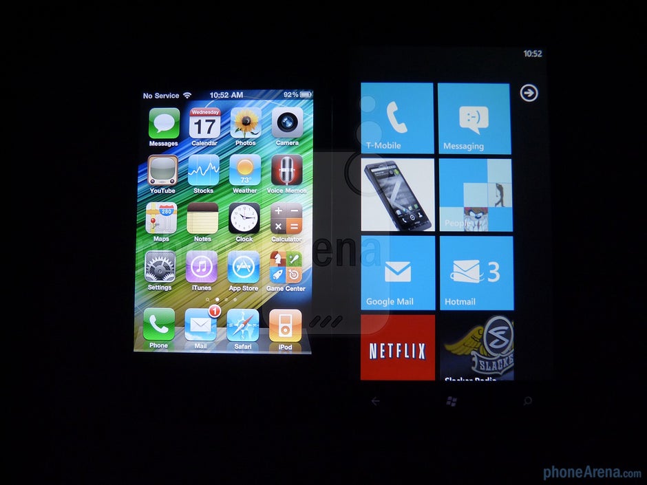 HTC HD7 vs Apple iPhone 4 - PhoneArena