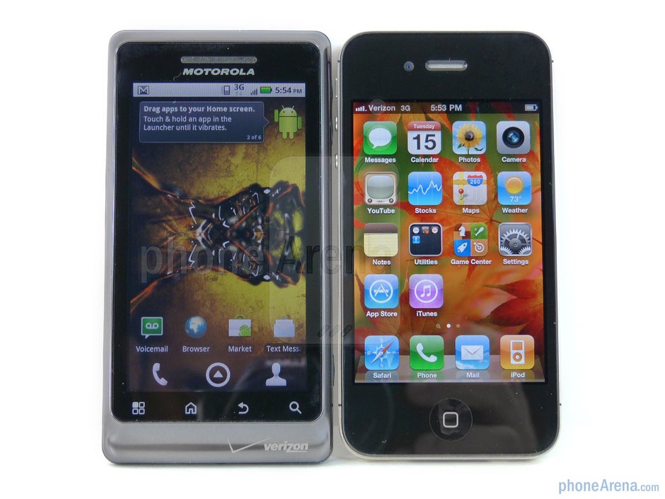 Verizon iPhone 4 vs DROID 2 Global - PhoneArena