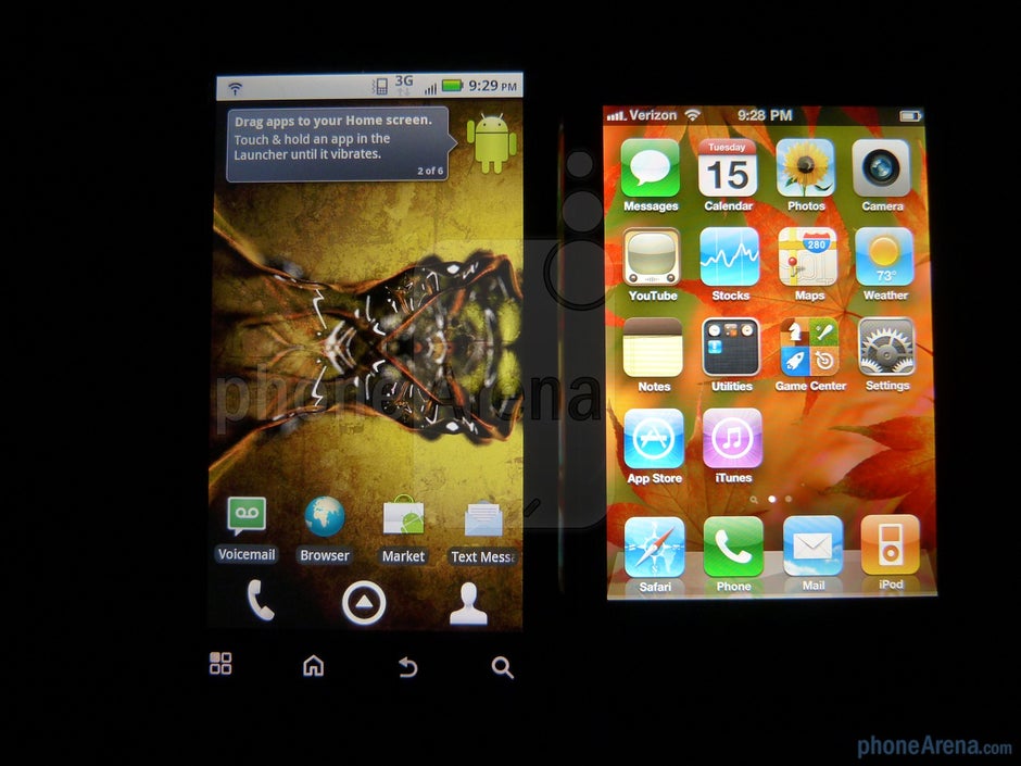 Verizon iPhone 4 vs DROID 2 Global - PhoneArena