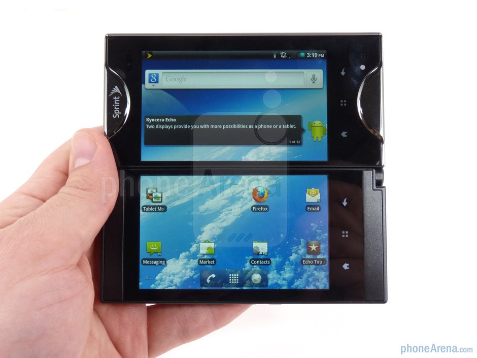 Kyocera Echo Review - PhoneArena