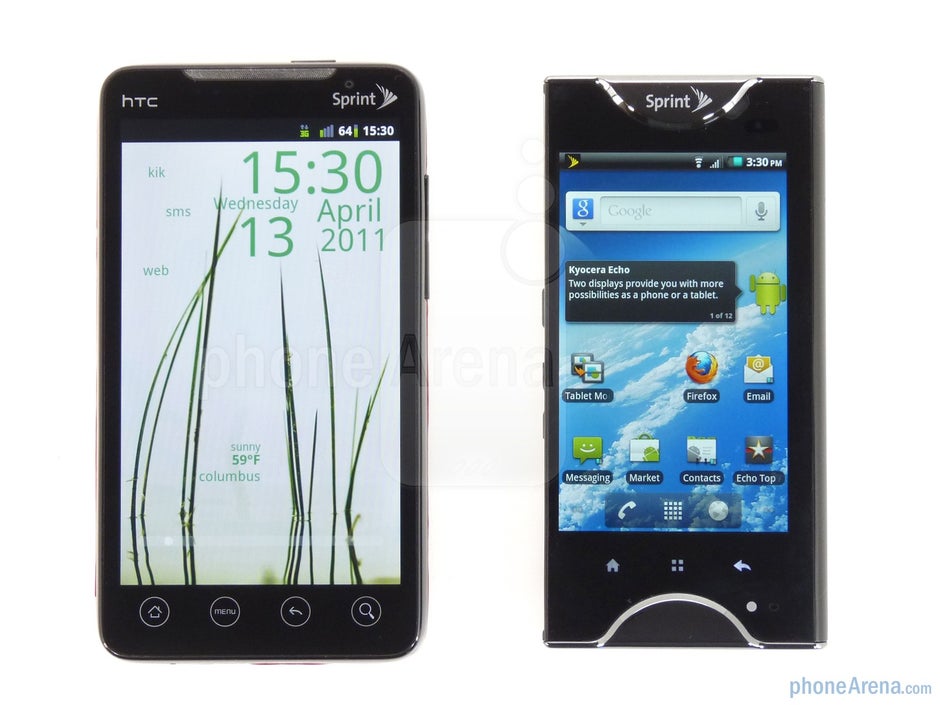 Kyocera Echo Review - PhoneArena