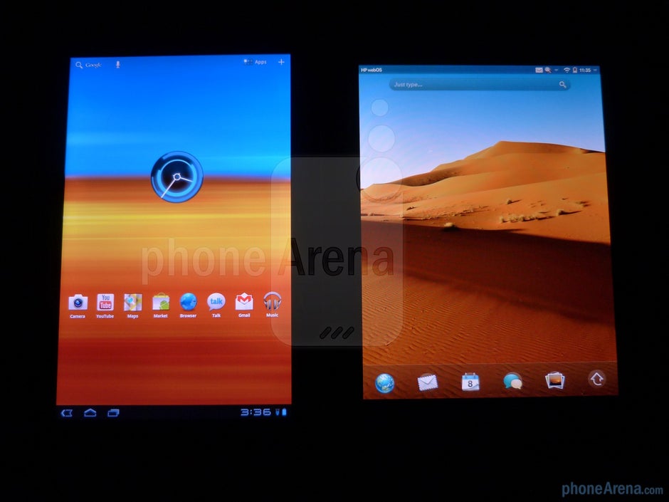 HP TouchPad vs Samsung Galaxy Tab 10.1 - PhoneArena